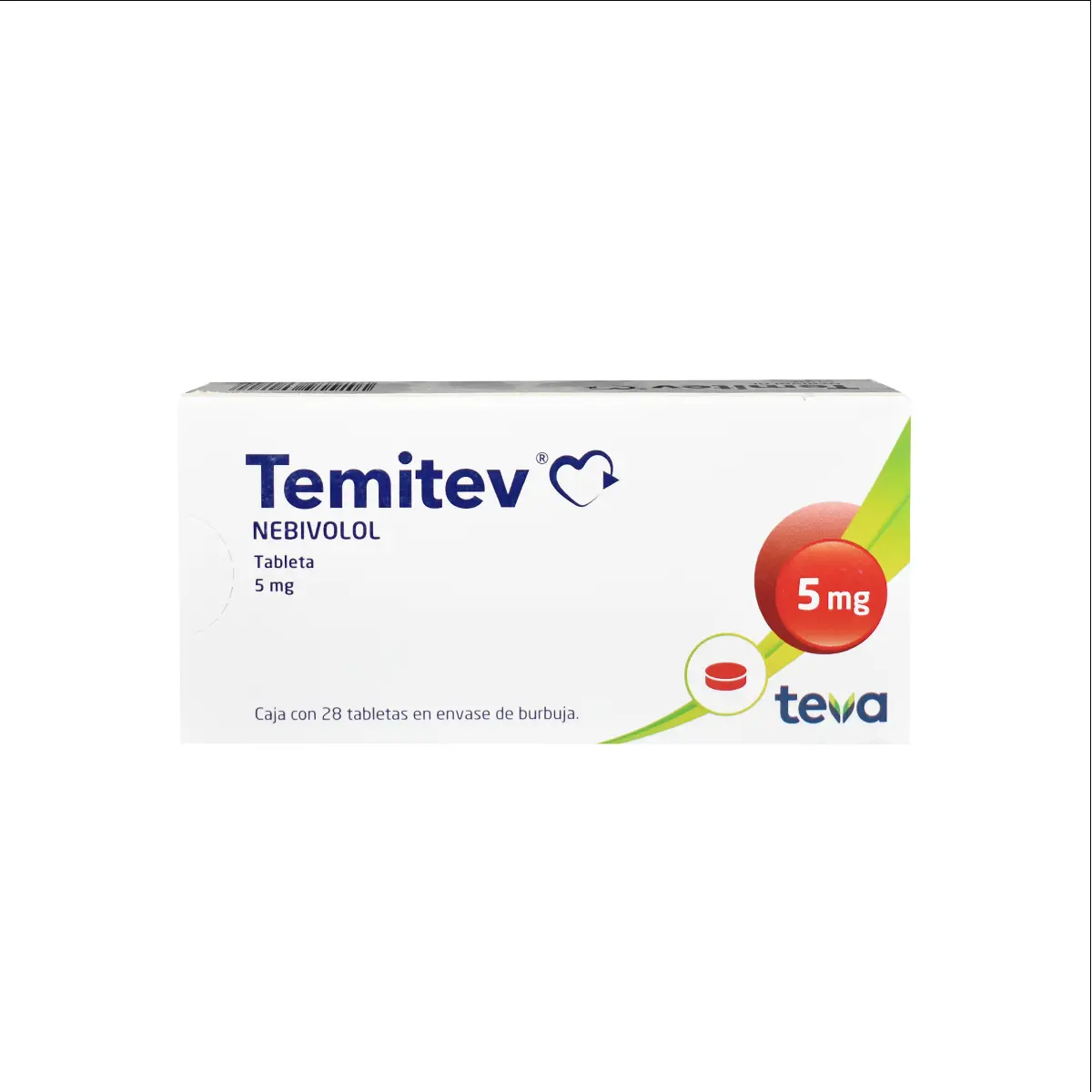 Temitev Nebivolol 28 Tabletas - Diverfarma